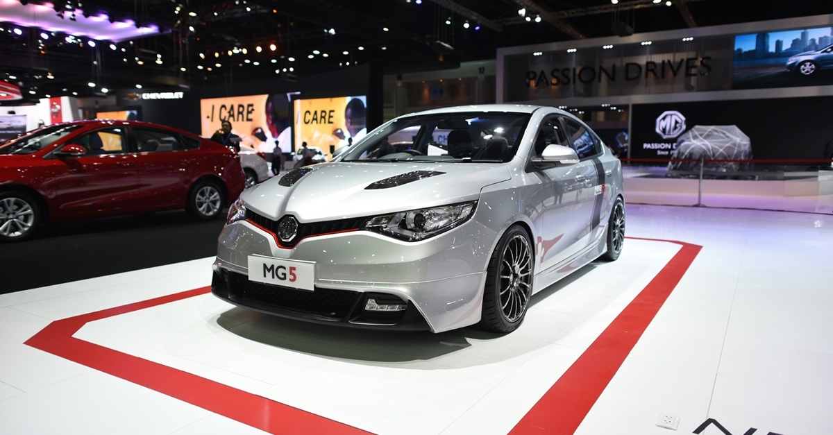 เปิดตัวรถแนวคิด MG CS และ MG5 พร้อม MG รุ่นอื่นๆ ระบบความปลอดภัยจัดเต็ม ...