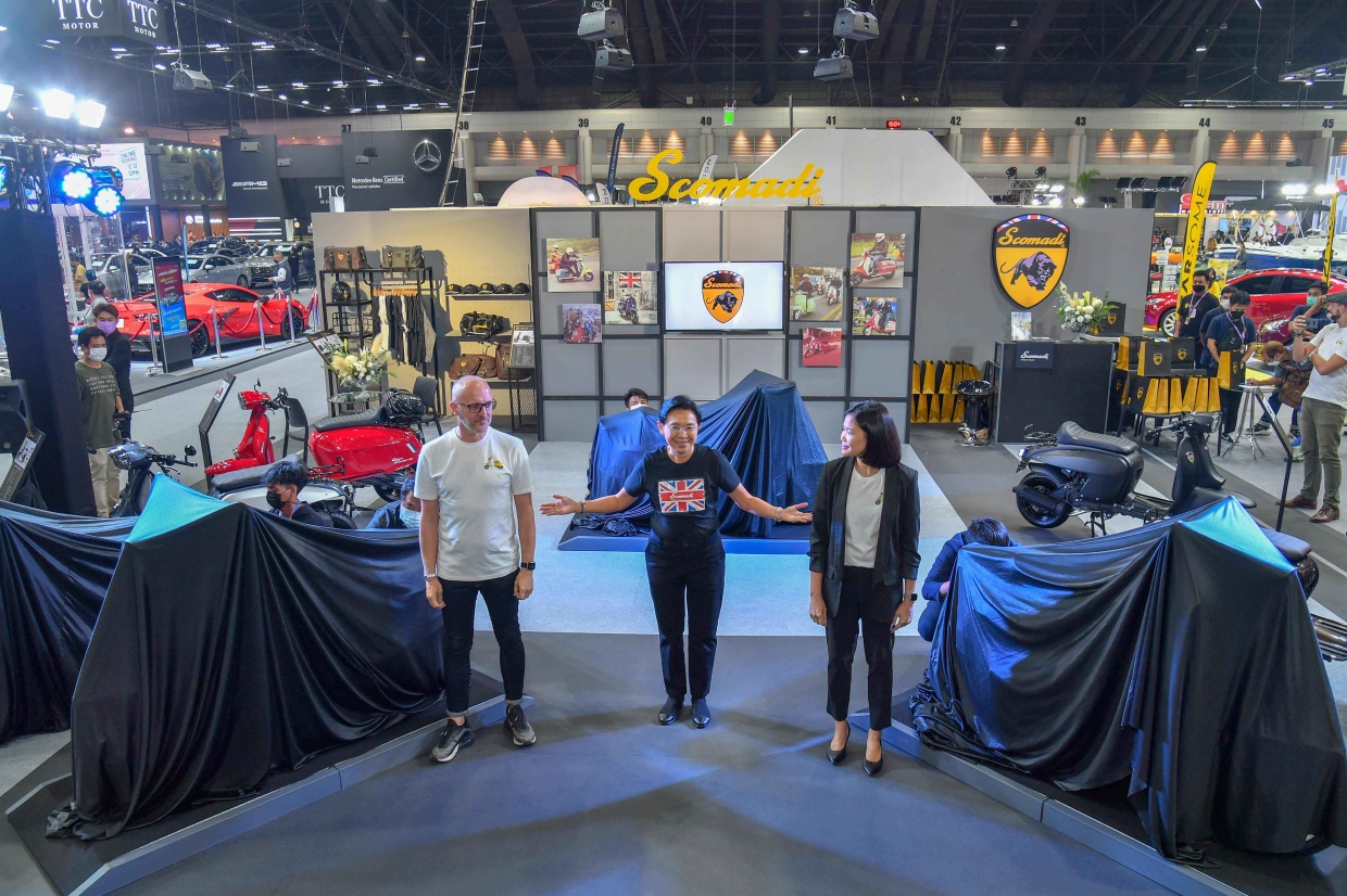 SCOMADI เปิดตัวสกู๊ตเตอร์รุ่นใหม่ใน MOTOR EXPO 2022 Motor Expo 2023