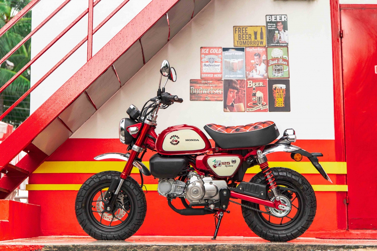 Monkey Custom Cherry Edition 2022 พบตัวจริงได้แล้วที่ Motor Expo 2022 ...